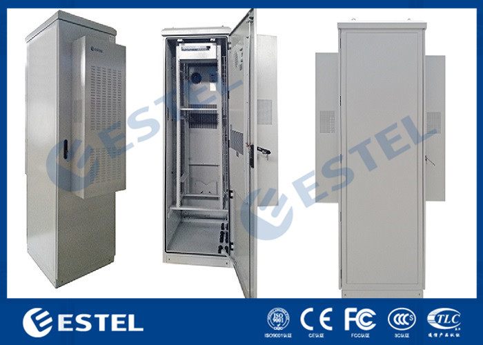 ตู้แร็คอลูมิเนียมกลางแจ้งแบบติดผนังสองชั้น IP55 พร้อมการเข้าถึงด้านหลัง ...